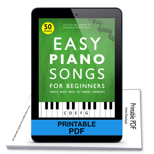 Easy Piano Songs for Beginners Level 1 – Avanell Publishing